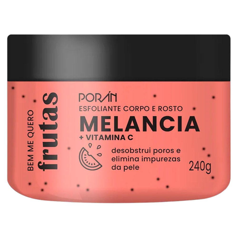 Esfoliante Corpo e Rosto Melancia Porán | Maquiagem em Atacado - Virtual Make | Maquiagem ...