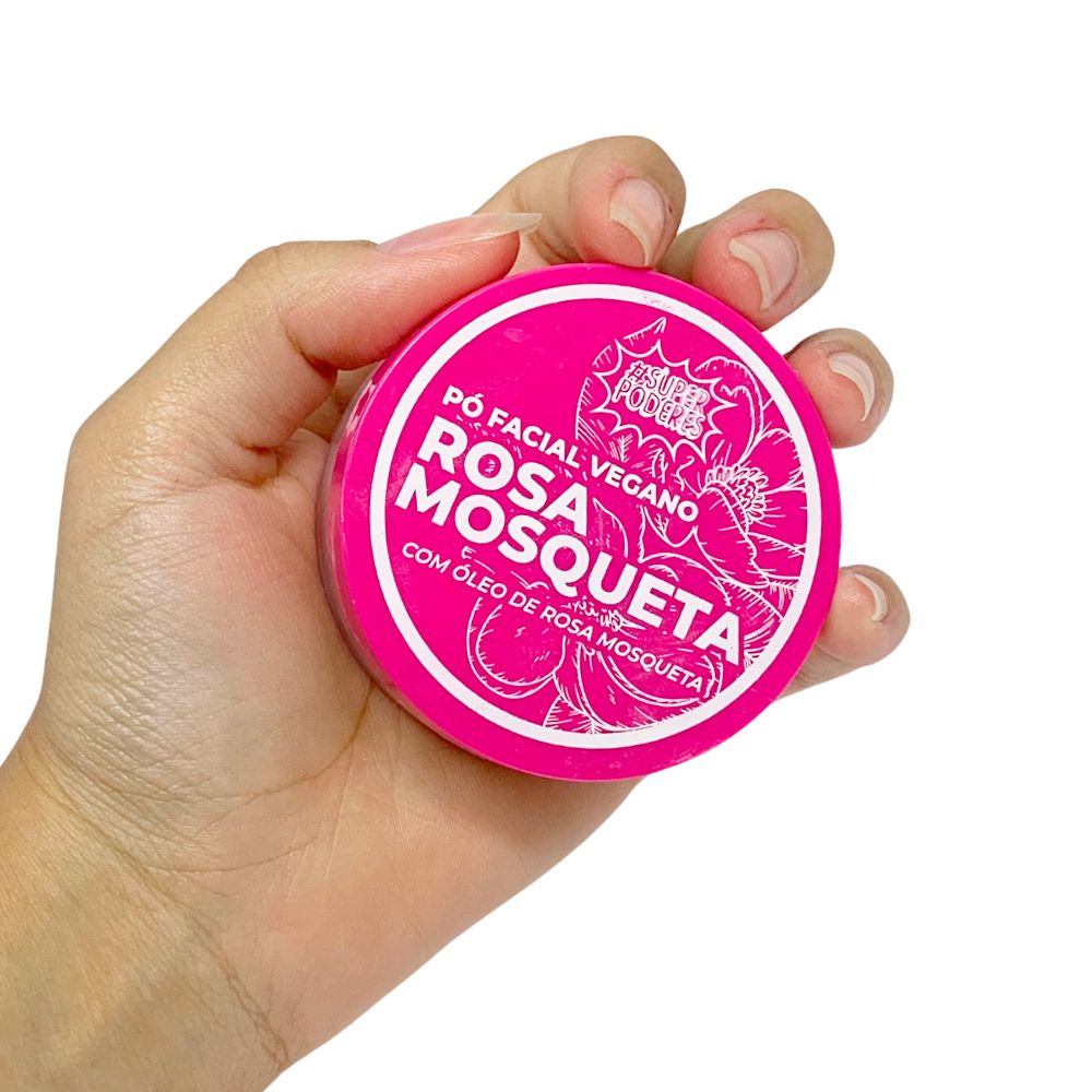 Pó Facial Rosa Mosqueta Super Poderes | Fornecedor Maquiagem - Virtual ...
