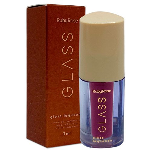 Gloss Laqueado BG05 Glass Ruby Rose | Revender Ruby Rose - Virtual Make | Maquiagem Atacado p ...