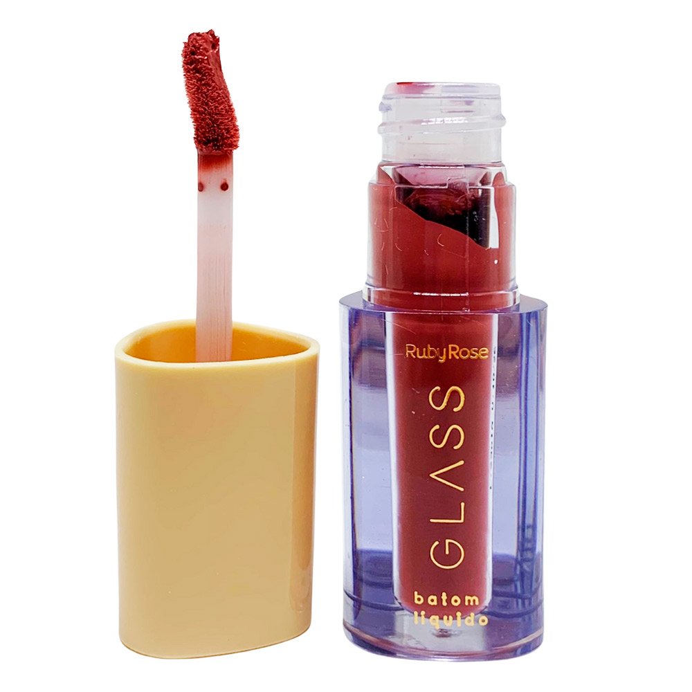 Batom Líquido Velvety BG03 Glass Ruby Rose | Atacado Ruby Rose ...