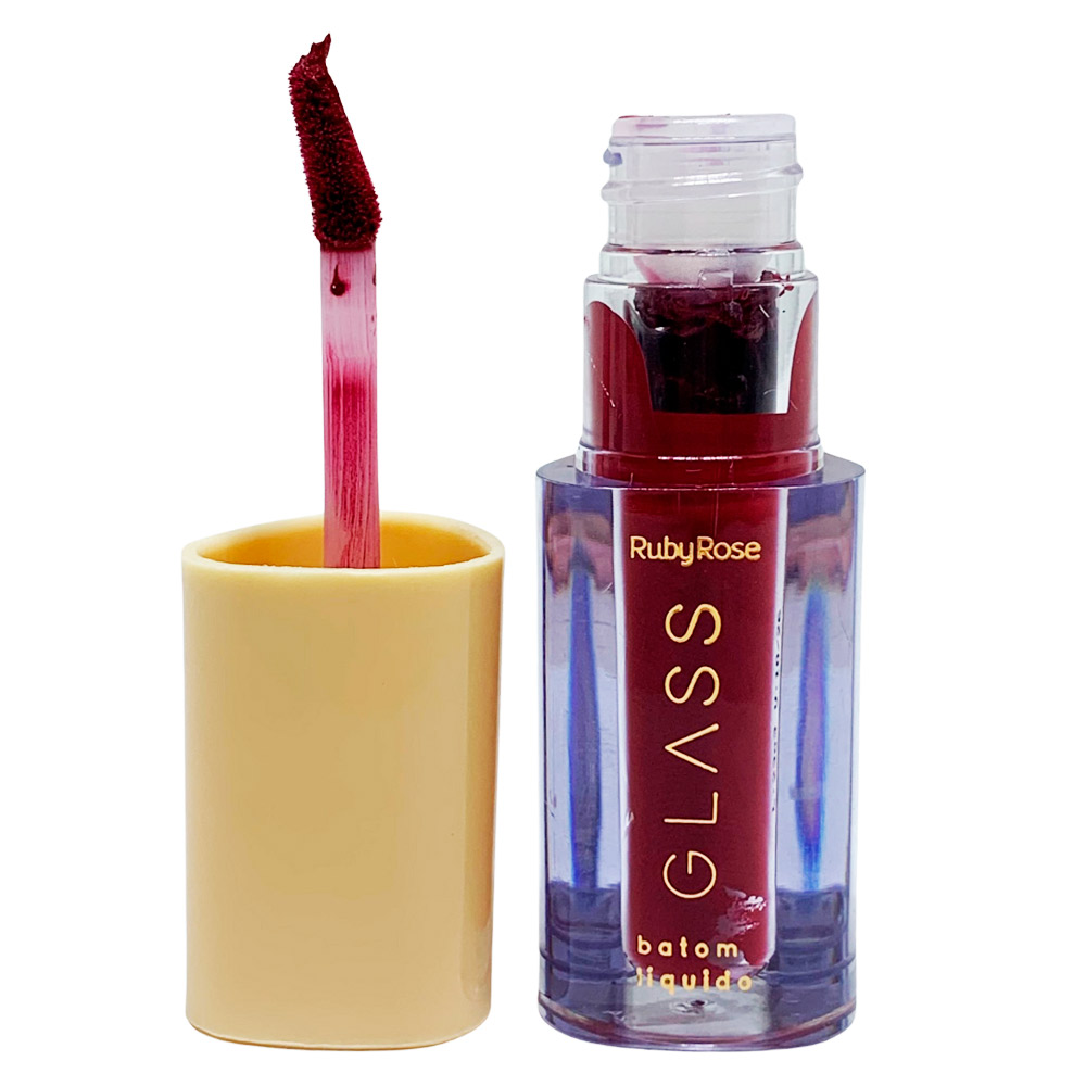 Batom Líquido Velvety Glass Ruby Rose | Fornecedora Ruby Rose - Virtual ...