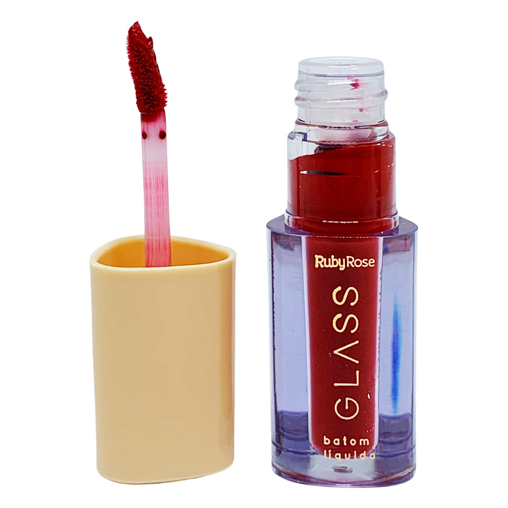 Batom Líquido Velvety BG08 Glass Ruby Rose | Ruby Rose Atacado ...