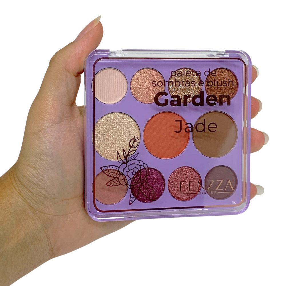 Paleta de Sombras e Blush Fenzza | Kit de Maquiagem para Revenda ...