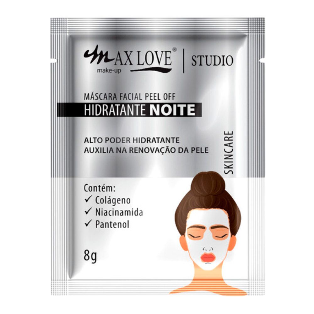 Máscara Facial Hidratante Love Max Love | Distribuidor Maquiagem ...