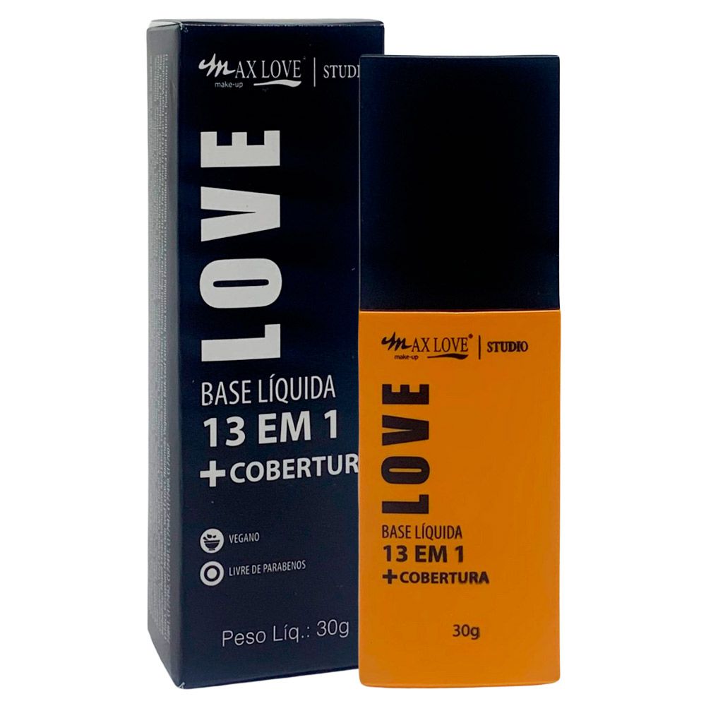 Base Líquida Love Max Love | Distribuidora de Maquiagem Atacado ...