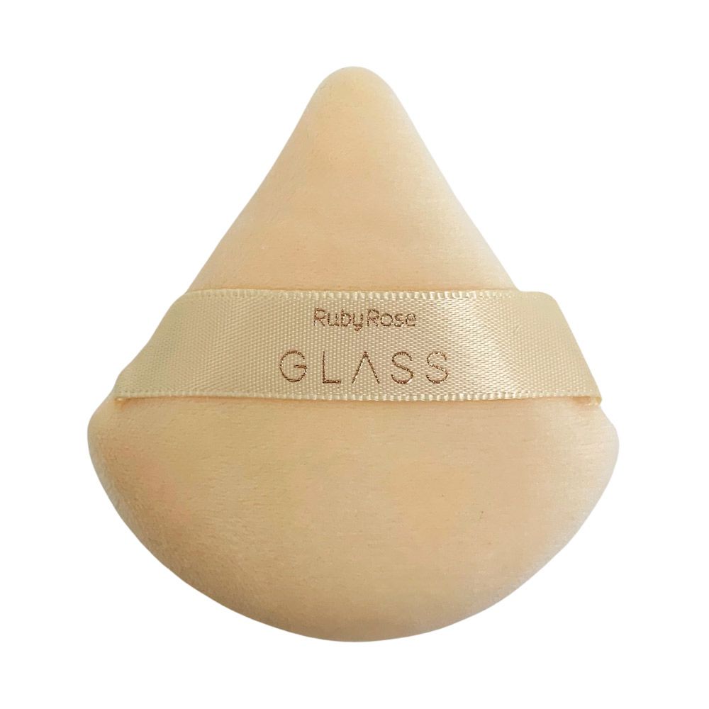 Esponja de Pó Powder Puff Glass Ruby Rose | Make Revenda - Virtual Make | Maquiagem Atacado p ...