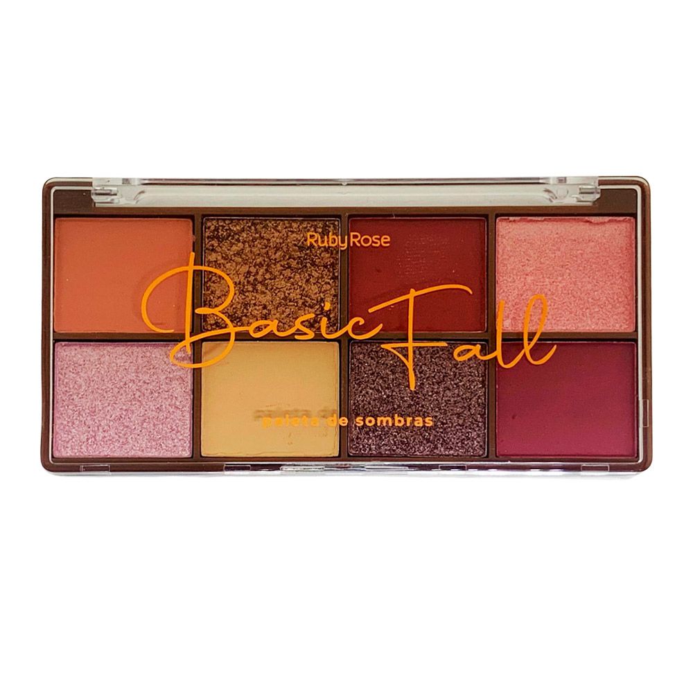 Paleta de Sombras Basic Fall Ruby Rose | Distribuidora Maquiagem - Virtual Make | Maquiagem ...