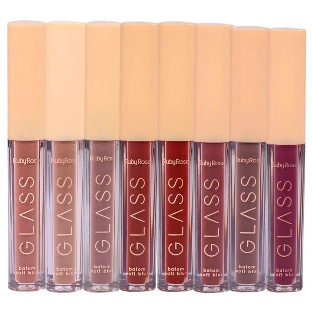 Batom Líquido Soft Blur Glass Ruby Rose | Revender - Virtual Make ...
