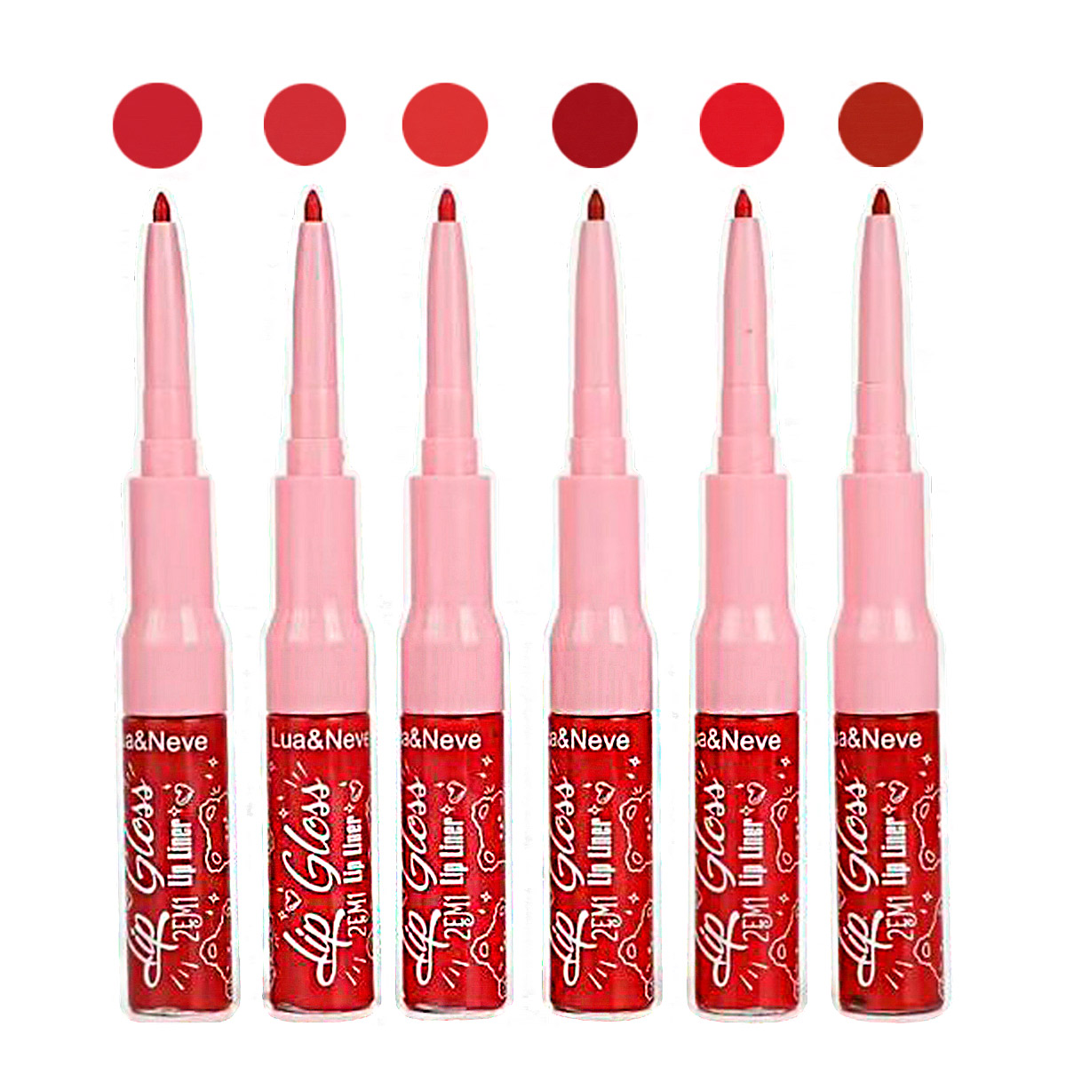 Lip Gloss e Lip Liner 2 em 1 Lua & Neve | Make - Virtual Make ...