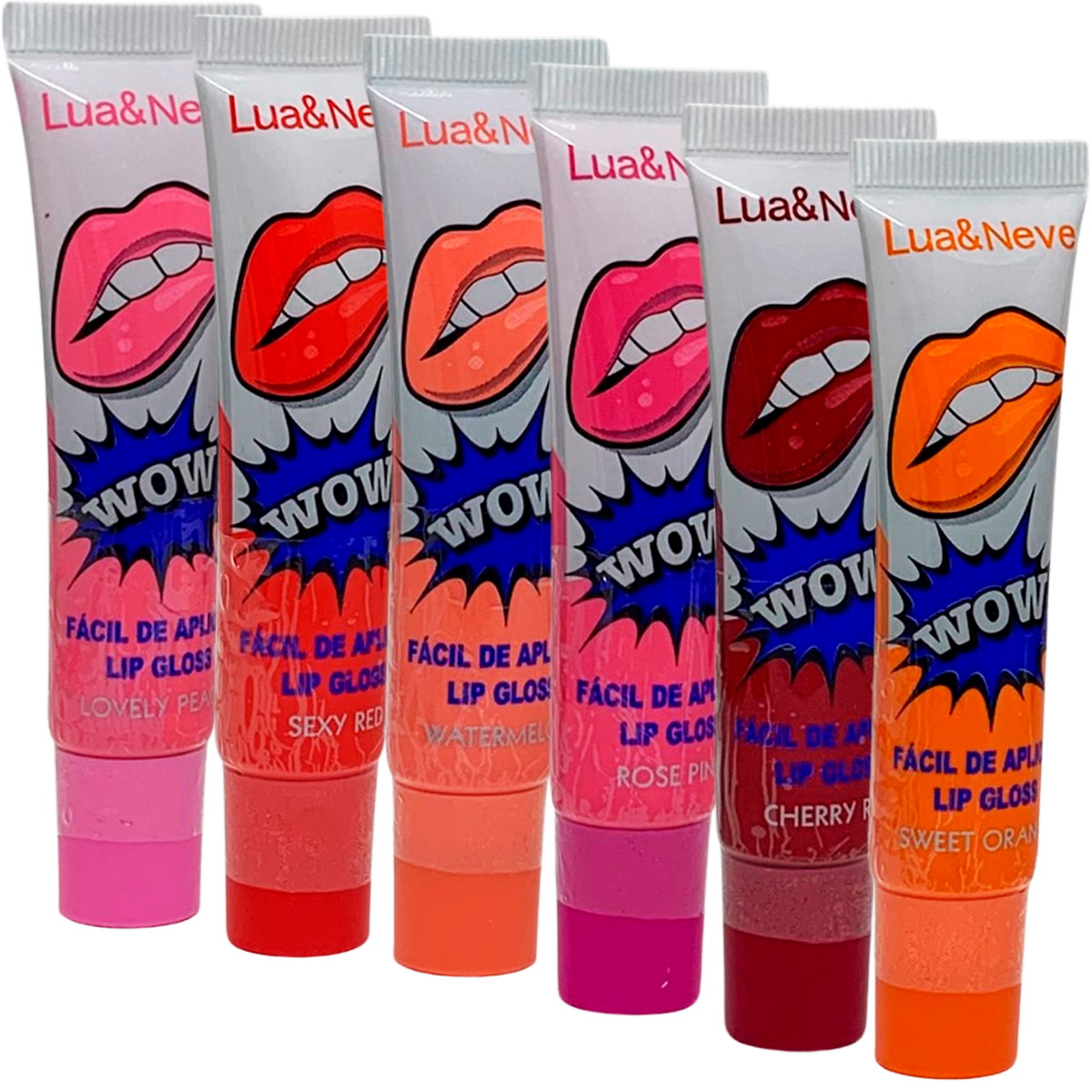 Lip Gloss Peel Off Wow Lua Neve | Atacado 24 unid - Virtual Make ...