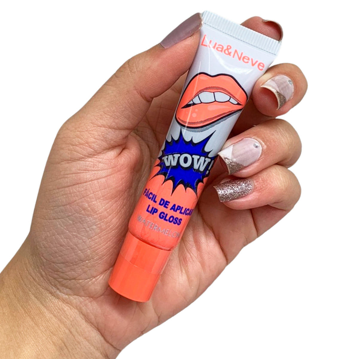 Lip Gloss Peel Off Wow! Lua & Neve | Make - Virtual Make | Maquiagem ...