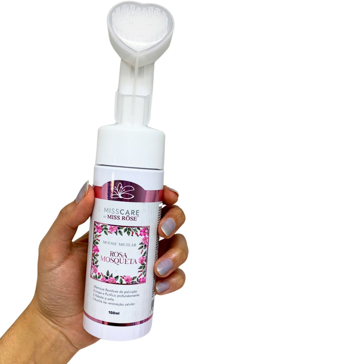 Mousse de Limpeza Facial Miss Care Miss Rôse | Virtual Make - Virtual ...