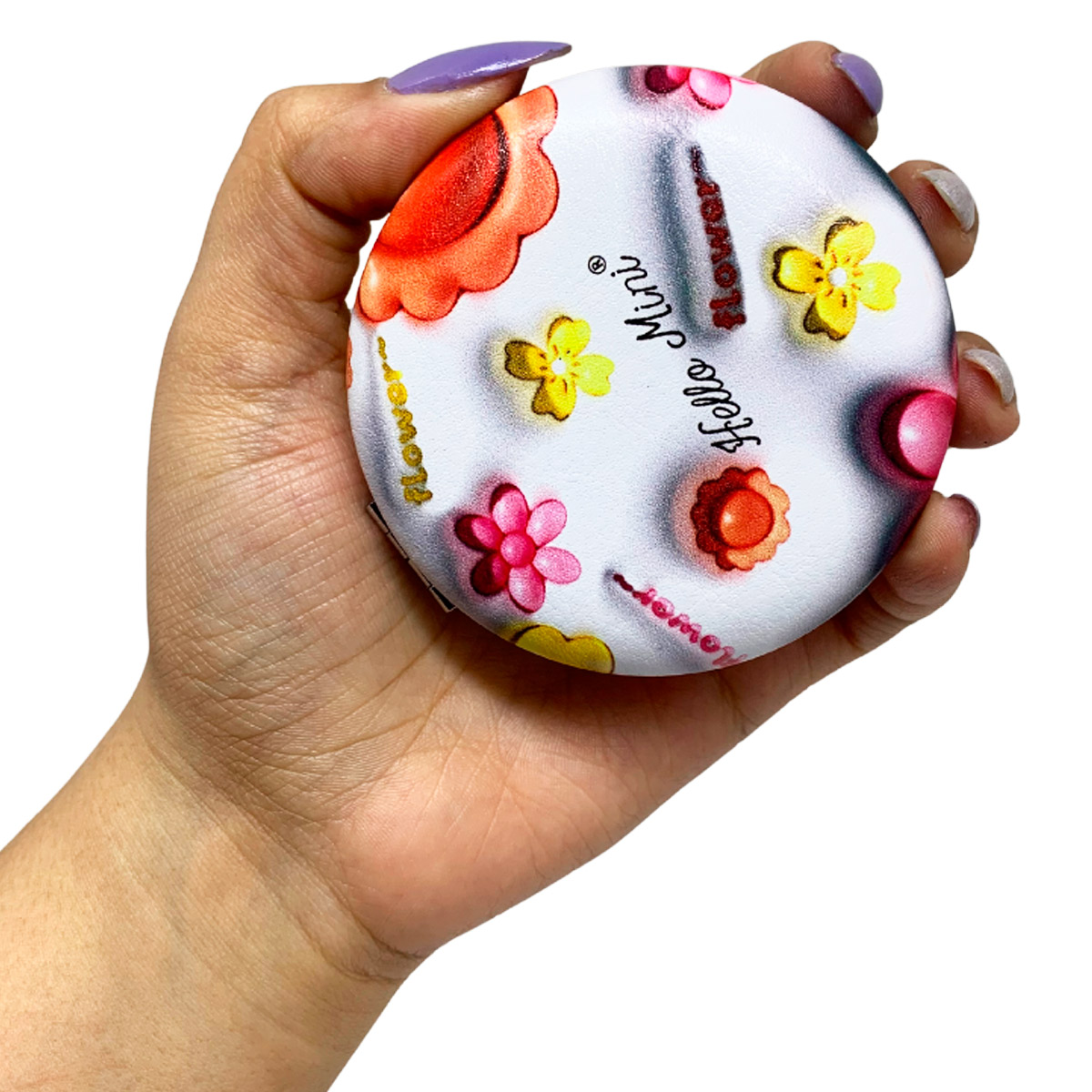 Espelho de Bolsa Duplo Redondo Hello Mini | Revenda Maquiagem - Virtual ...