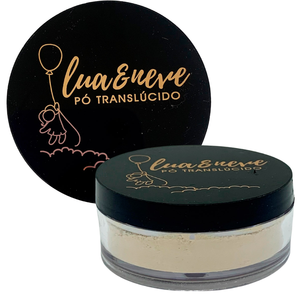 Pó Facial Translúcido Lua & Neve | Atacado de Maquiagem - Virtual Make ...