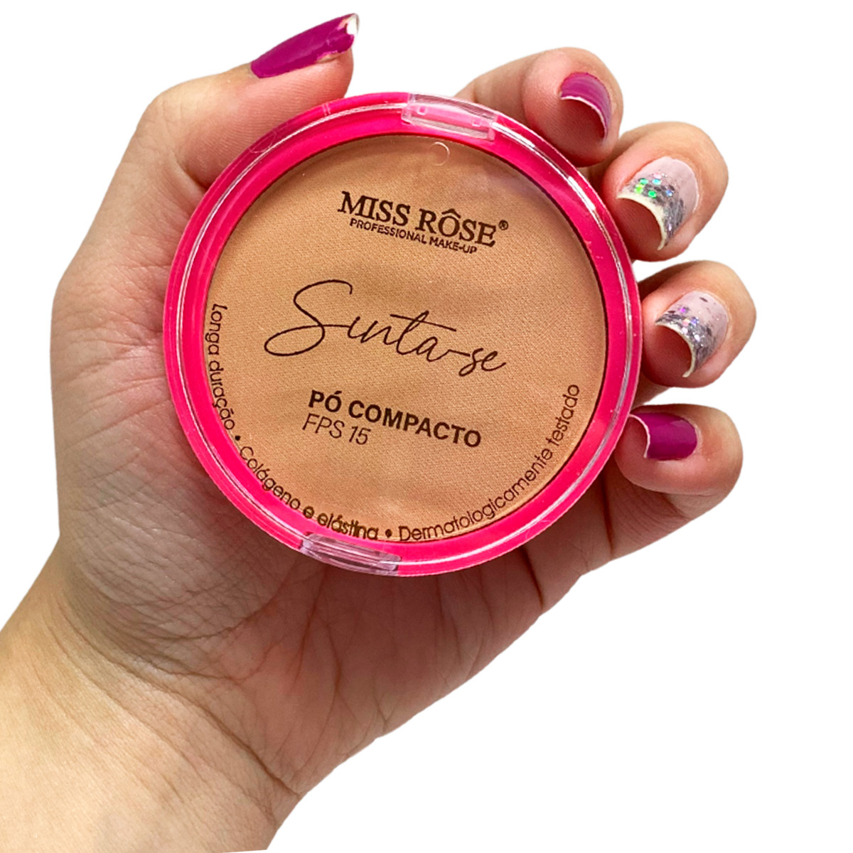 Pó Compacto FPS 15 Sinta-se Miss Rôse | Fornecedor de Maquiagem - Virtual Make | Maquiagem ...