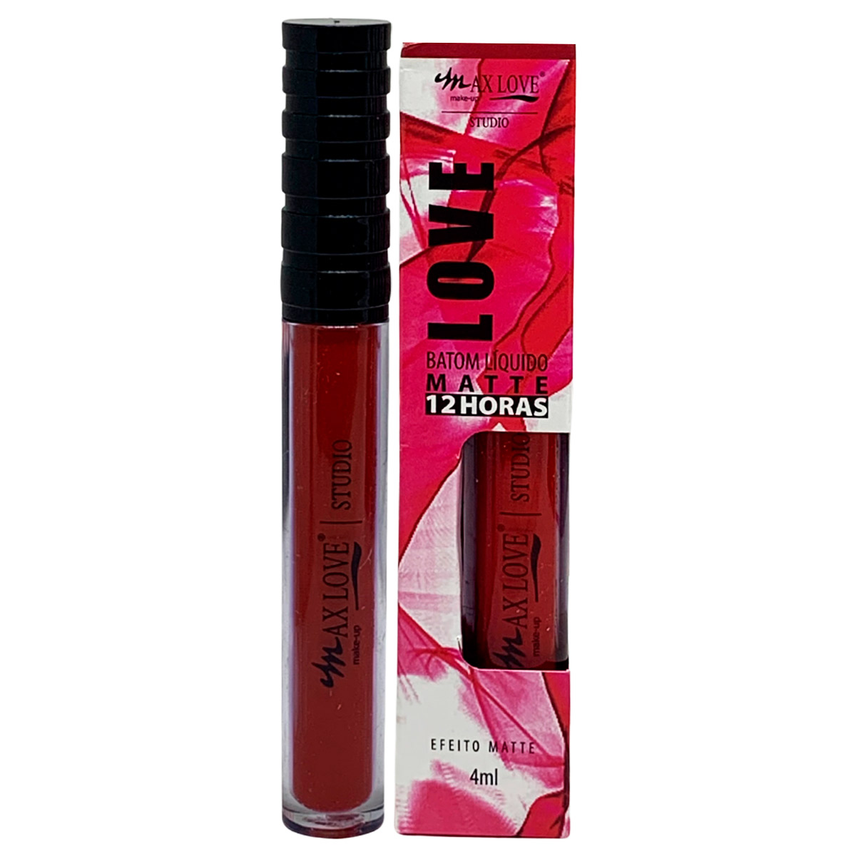 Batom Líquido Matte 12 Horas Box 02 Max Love | Make Virtual - Virtual ...