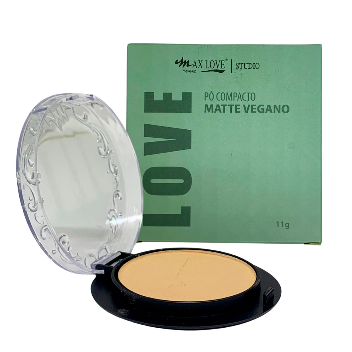 Pó Compacto Matte Vegano Max Love | Revenda Maquiagem - Virtual Make ...