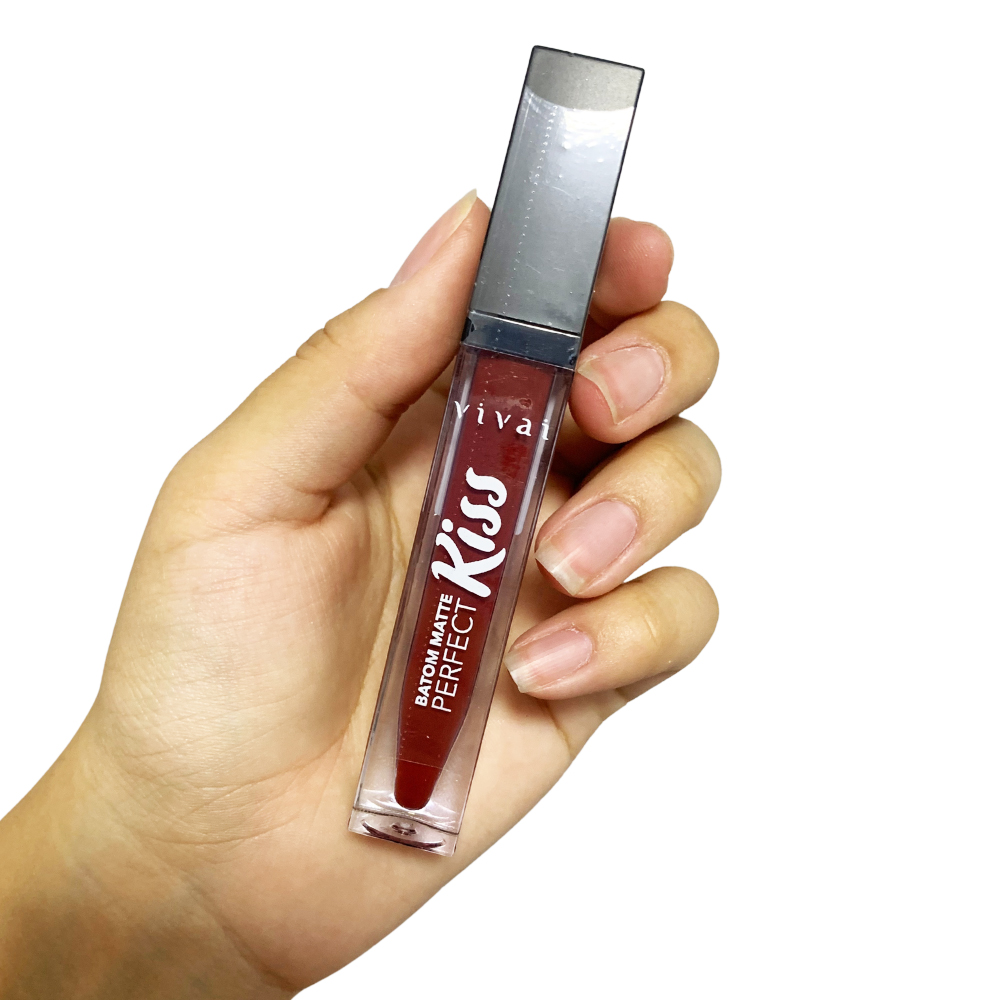 Batom Líquido Matte Perfect Kiss Vívai | Fashion Makeup - Virtual Make ...