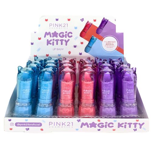 Lip Balm Magic Kitty Pink 21 | Fornecedor de Maquiagem Atacado ...