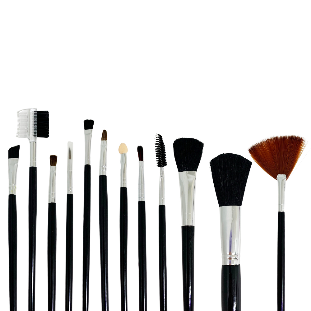 Kit com 12 Pincéis Maquiagem Miss France | Maquiagem Atacado - Virtual ...