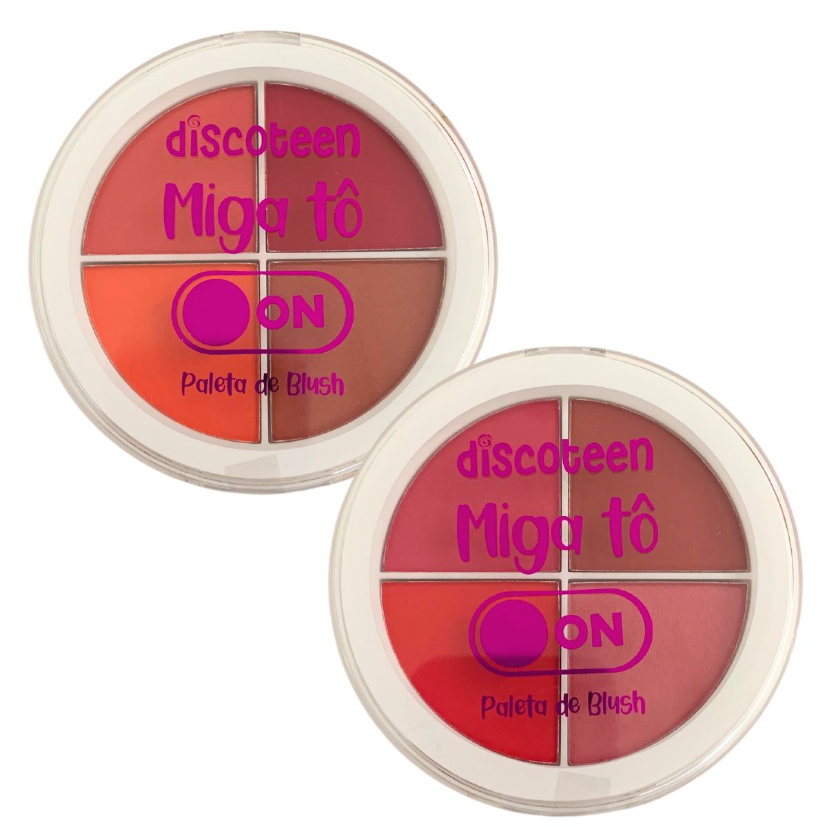 Paleta de Blush Miga Tô On Discoteen | Fashion Makeup - Virtual Make ...