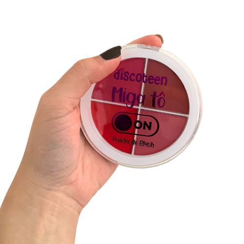 Paleta de Blush Miga Tô On Discoteen | Maquiagem Barata - Virtual Make ...