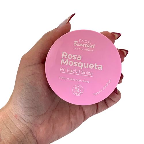 Pó Solto Rosa Mosqueta Face Beautiful FB412 | Revender - Virtual Make ...
