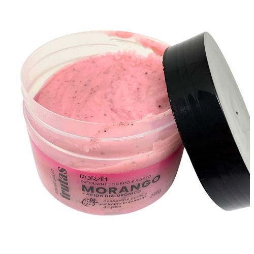 Esfoliante Corporal e Facial Morango Poran PR240 | Make Virtual - Virtual Make | Maquiagem ...