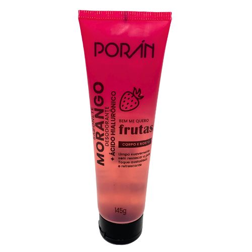 Sabonete Corporal e Facial Morango Porán PR244 | Virtual Make - Virtual Make | Maquiagem Atacado ...