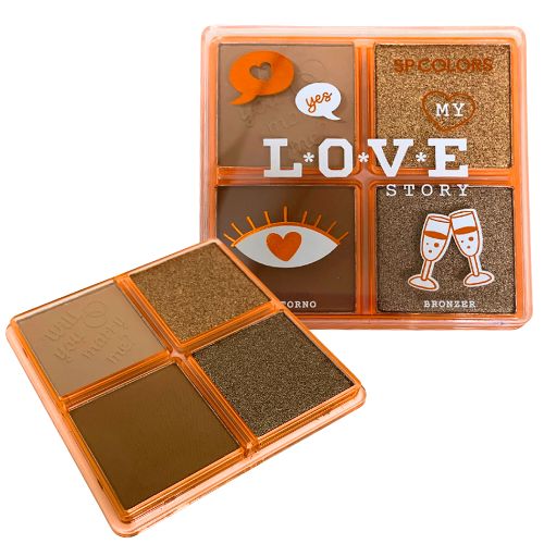 Paleta Contorno e Bronzer SP Colors SP338 | Virtual Make - Virtual Make ...