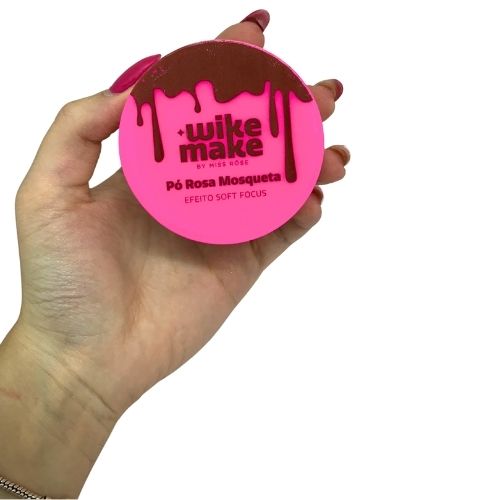 Pó Facial Rosa Mosqueta Wike Make WM0005 | Maquiagem Barata - Virtual ...