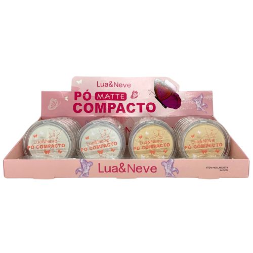 Pó Compacto Matte Lua Neve LN02379 | Atacado 24 unid - Virtual Make ...
