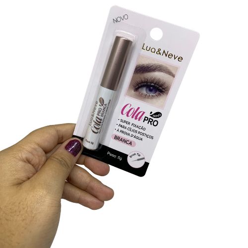 Cola para Cílios Postiços Pro Branca Lua & Neve | make revenda ...