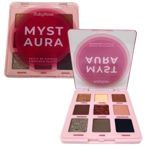 Paleta de Sombras Myst Aura Ruby Rose | Make para Revenda - Virtual ...