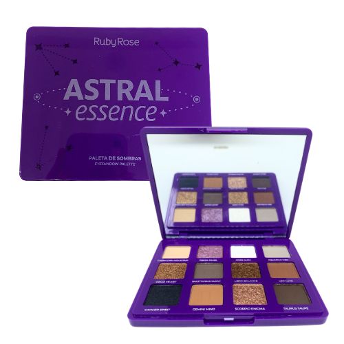 Paleta de Sombras Astral Essence Ruby Rose | ruby rose atacado - Virtual Make | Maquiagem ...