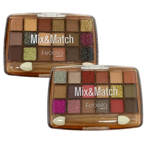 Paleta de Sombra Mix & Match Febella PSO30347 - Kit 2 unid - Virtual ...