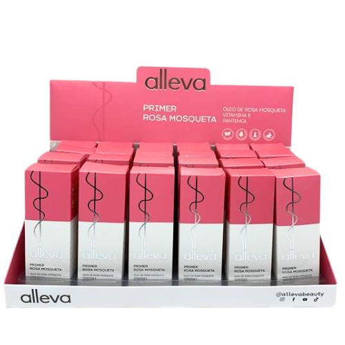 Primer Rosa Mosqueta Alleva Vegano - Box c/ 24 unid - Virtual Make ...
