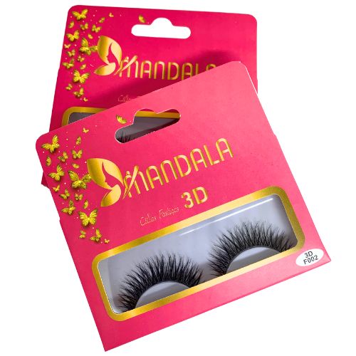 Cílios Postiços 3D Mandala F002 – Box com 10 Unidades - Virtual Make ...