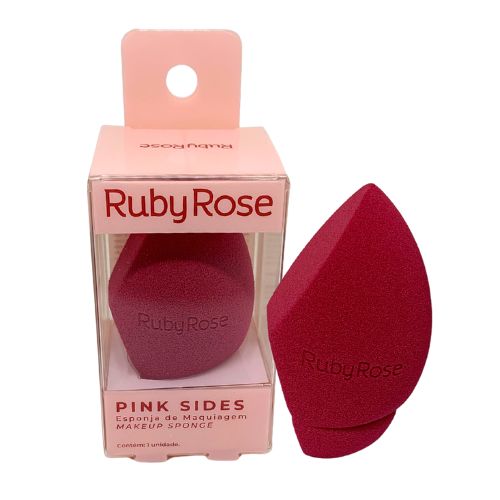 Esponja Para Maquiagem Pink Sides Ruby Rose HB-A7006 - Kit Revenda - Virtual Make | Maquiagem ...