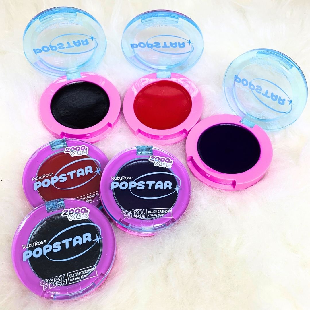 Blush Cremoso Crazy Flush Ruby Rose - Box com 24 unidades - Virtual Make | Maquiagem Atacado p ...