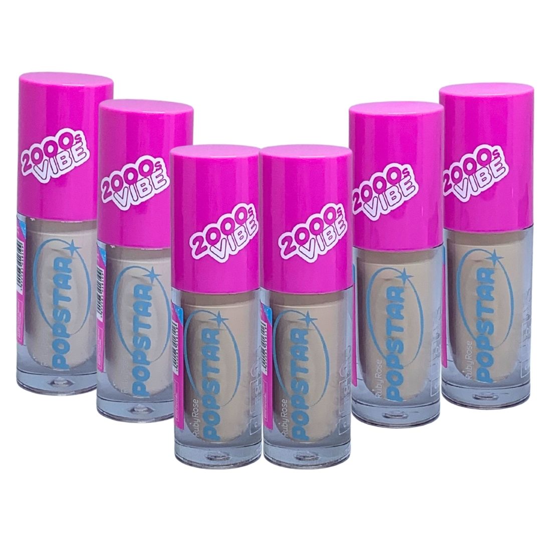 Corretivo Líquido Catwalk G1 Popstar Ruby Rose - Kit c/ 6 unid ...