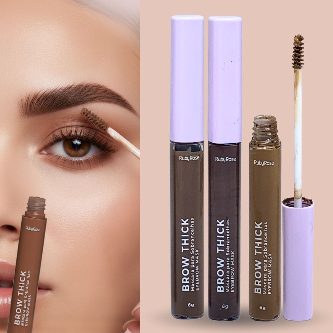 Máscara para Sobrancelhas Brow Thick Ruby Rose HB-F2800 - Box 36 unid ...
