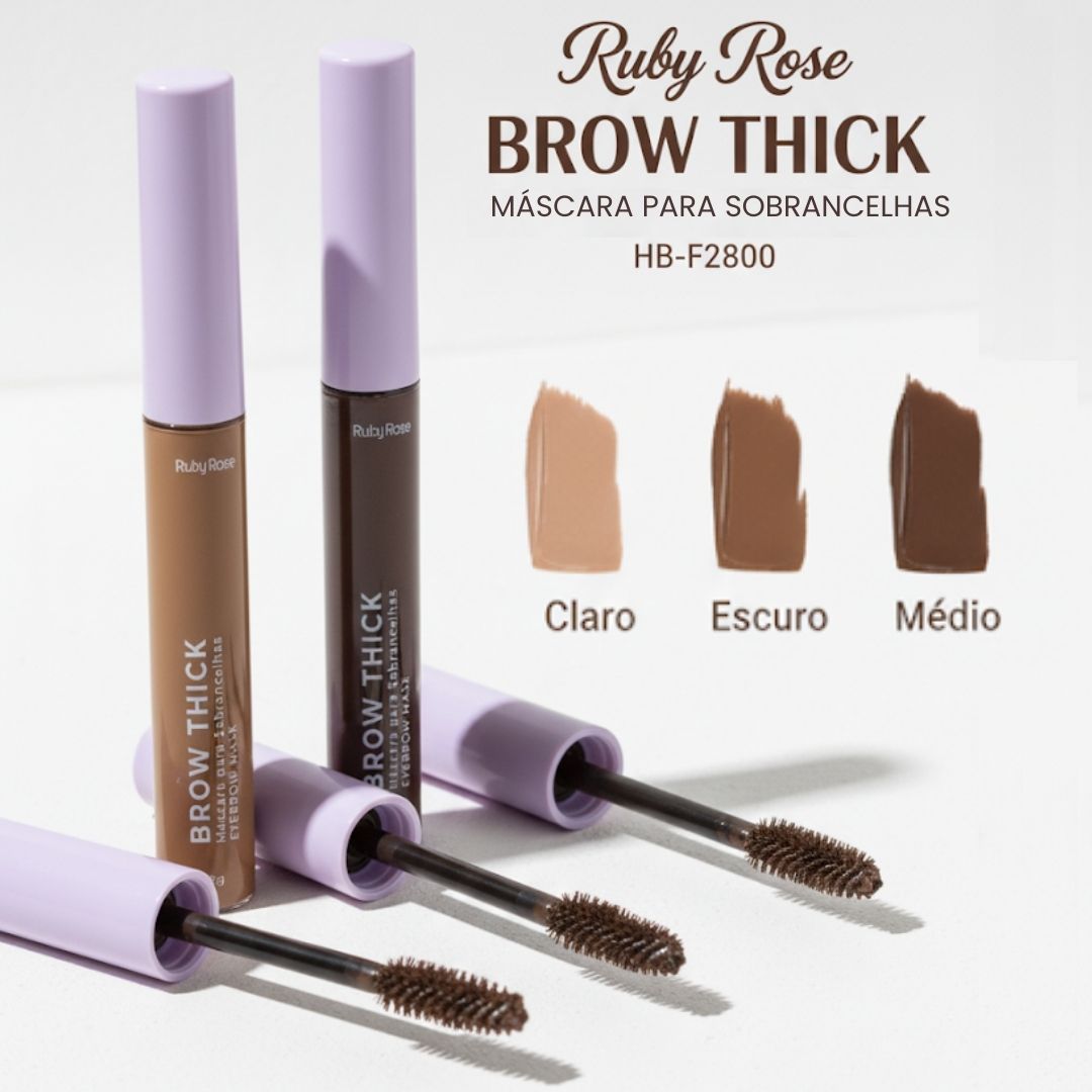 Máscara para Sobrancelhas Ruby Rose Kit 6 unidades - Atacado Maquiagem ...