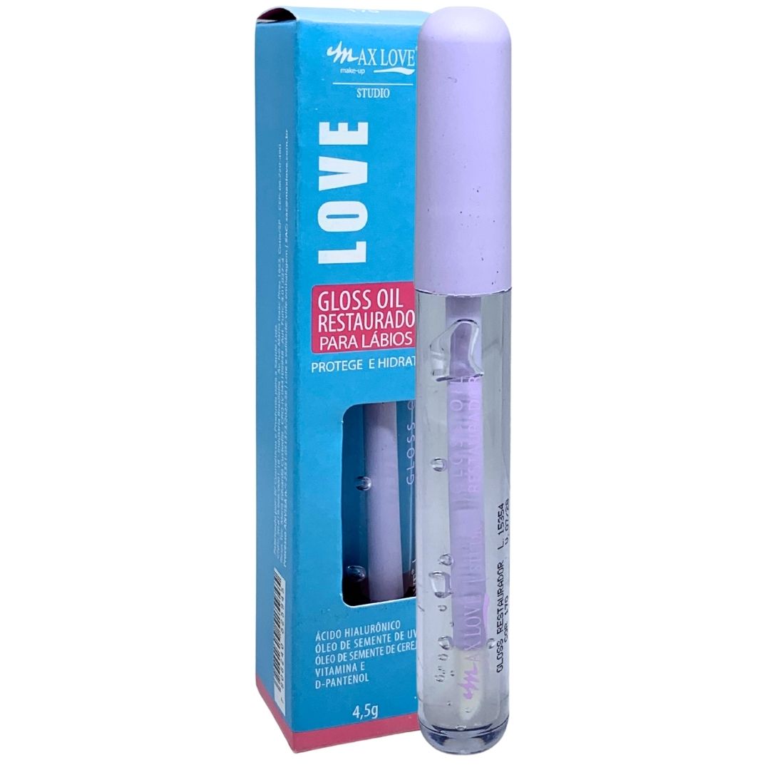 Gloss Oil Max Love Cor 170 – 4,5 ml Incolor Vegano - Virtual Make ...