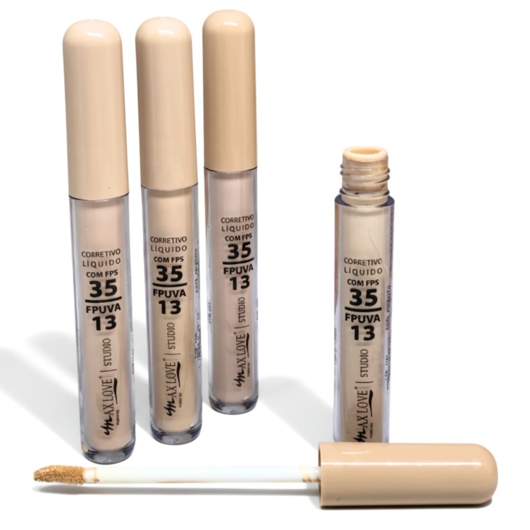 Corretivo Max Love Matte com FPS 35 – Kit c/ 4 unid - Virtual Make ...