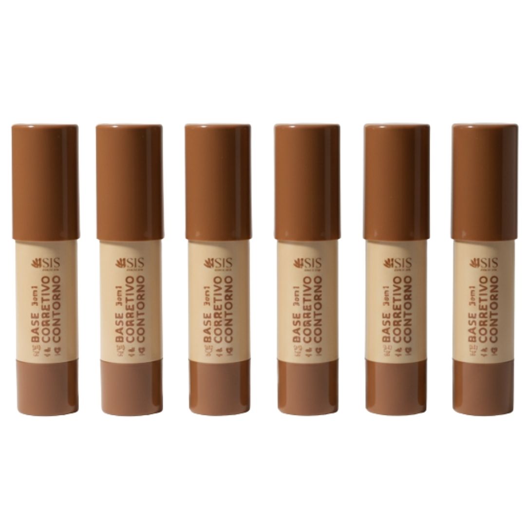Base, Corretivo e Contorno Stick 3 em 1 IS1030 - Box - Virtual Make ...