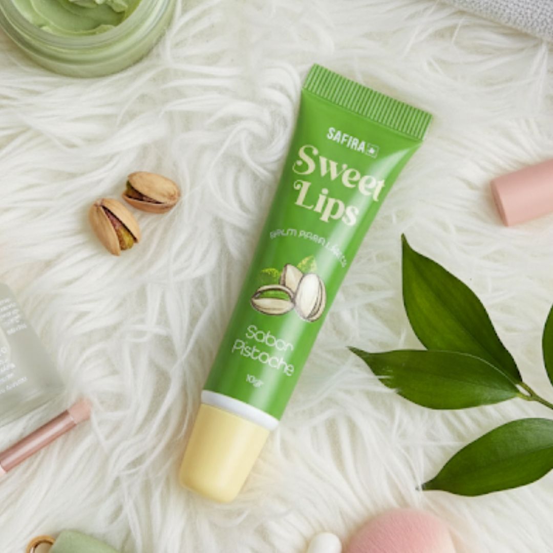 Hidratante Labial Balm Sweet Lips Pistache Safira - Virtual Make ...
