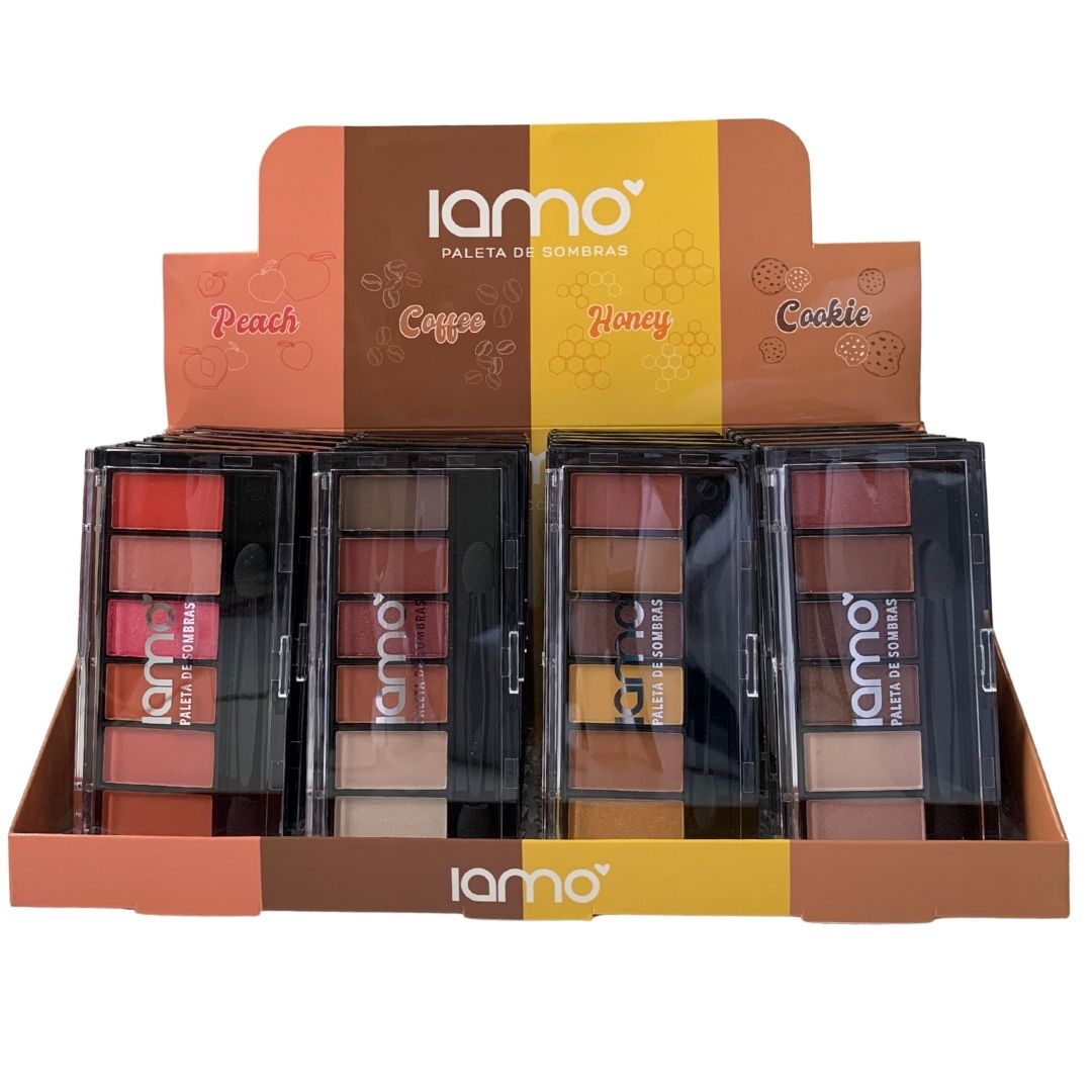Paleta Iamo com 06 cores – Box com 24 unidade - Virtual Make ...