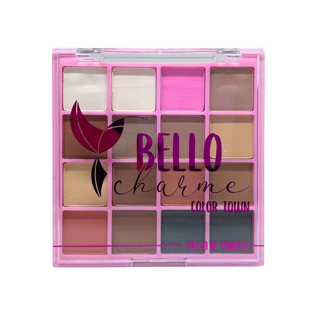 Paleta de Sombras Color Town Bello Charme - Box 12 Unid - Virtual Make ...