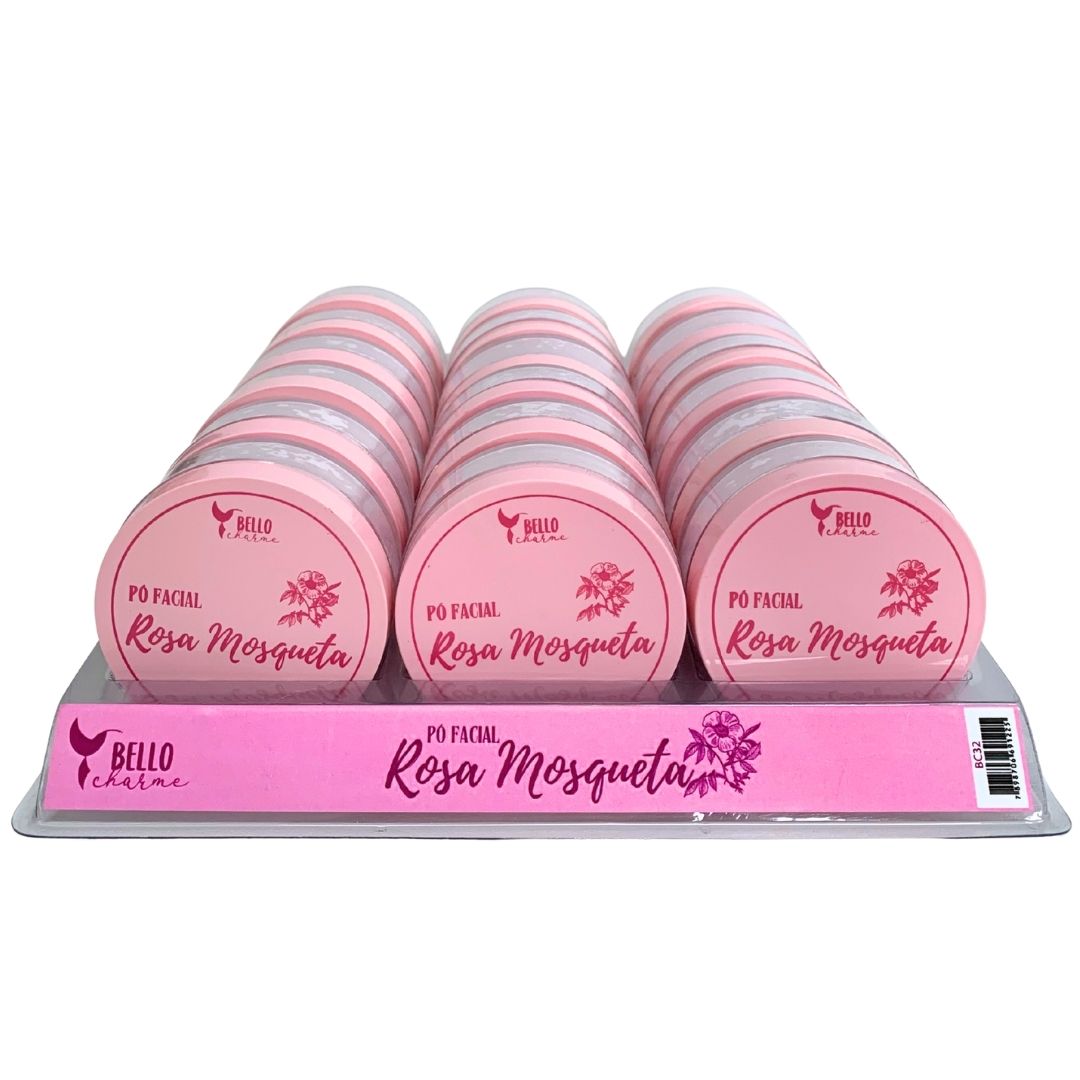 Pó Facial Rosa Mosqueta BC32 - Ideal para Vender Maquiagem - Virtual ...